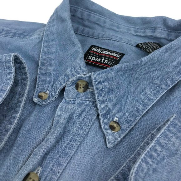 Donald J. Trump | Shirts | Vintage Donald Trump Plaza Denim Style Shirt ...
